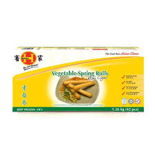 HAKKA VEGETABLE CIGAR SPRING ROLLS 42x30gm H (8) – Extra Foods